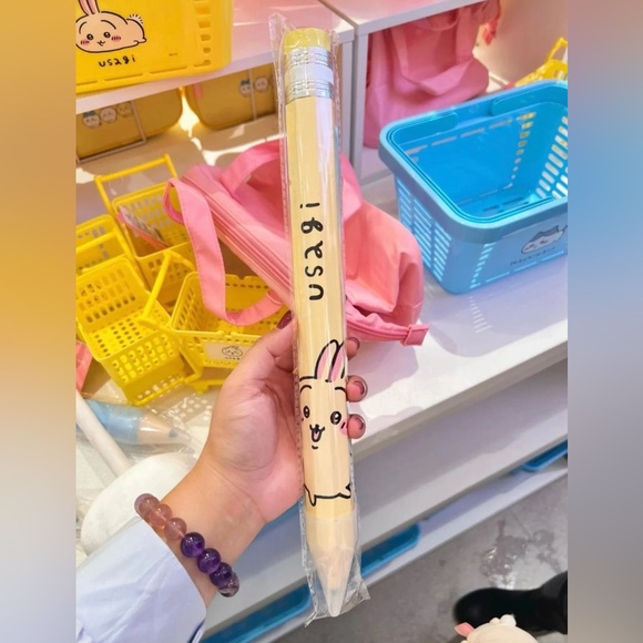 Miniso | Accents | Nwt Nagano Chiikawa Miniso Usagi Super Big Pencil ...